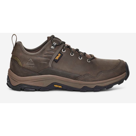 Teva | Shoes | Teva Mens Riva Waterproof Hiking Shoes Brown Leather ...
